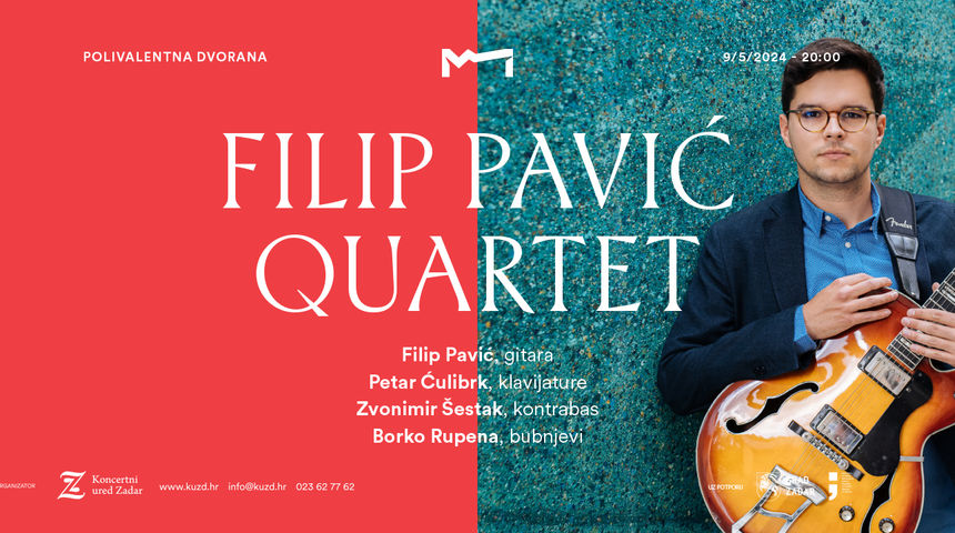 Filip Pavić Quartet večeras u Zadru - eZadar.hr