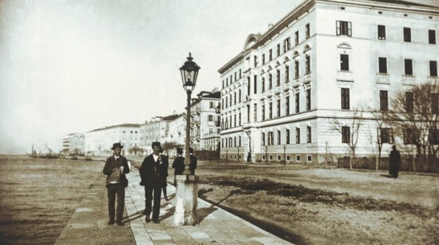 Ovako je izgledala zadarska riva na prijelazu iz 19. u 20. stoljeće ...