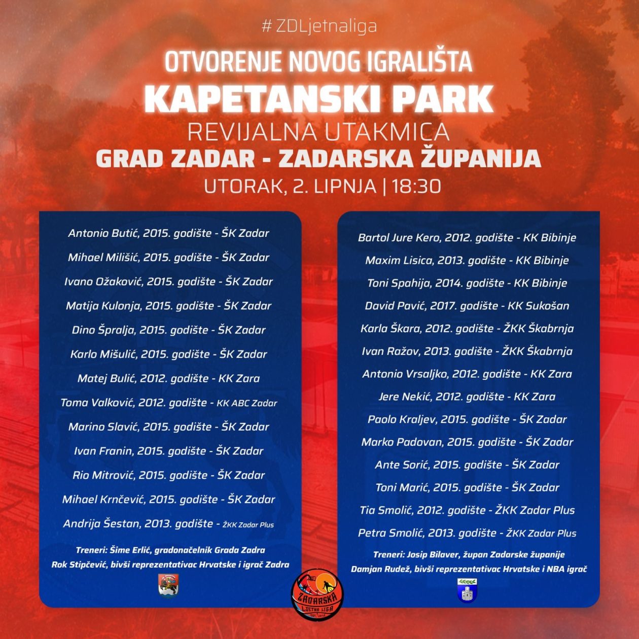 Županija protiv Grada u košarkaškoj utakmici - ekipe vode Bilaver i ...