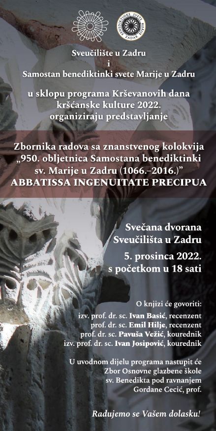Predstavljanje Zbornika radova sa znanstvenog kolokvija - eZadar.hr