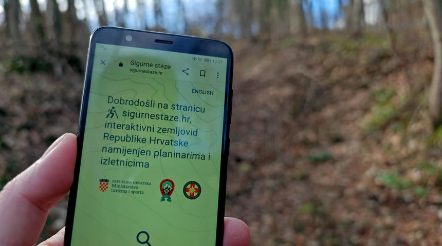 Aplikacija Sigurne staze namijenjena planinarima i izletnicima - eZadar.hr